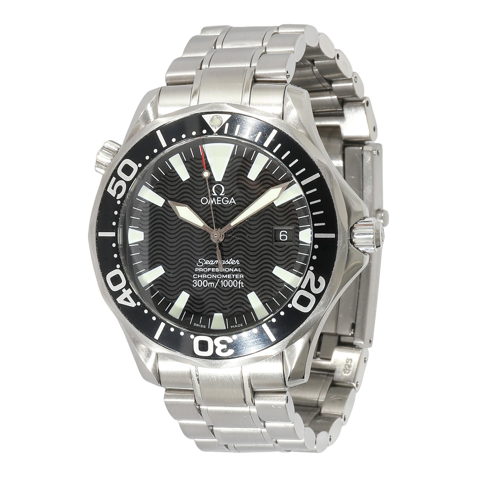 Omega Seamaster 2254.50.00 Men's Watch In Stainless Steel | Chairish