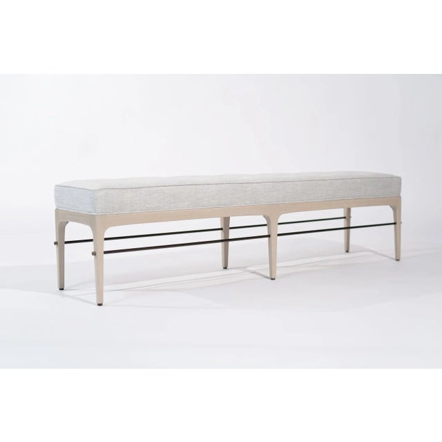 Linear Bench in White Oak and Bronze Series 72 by Stamford Modern ...