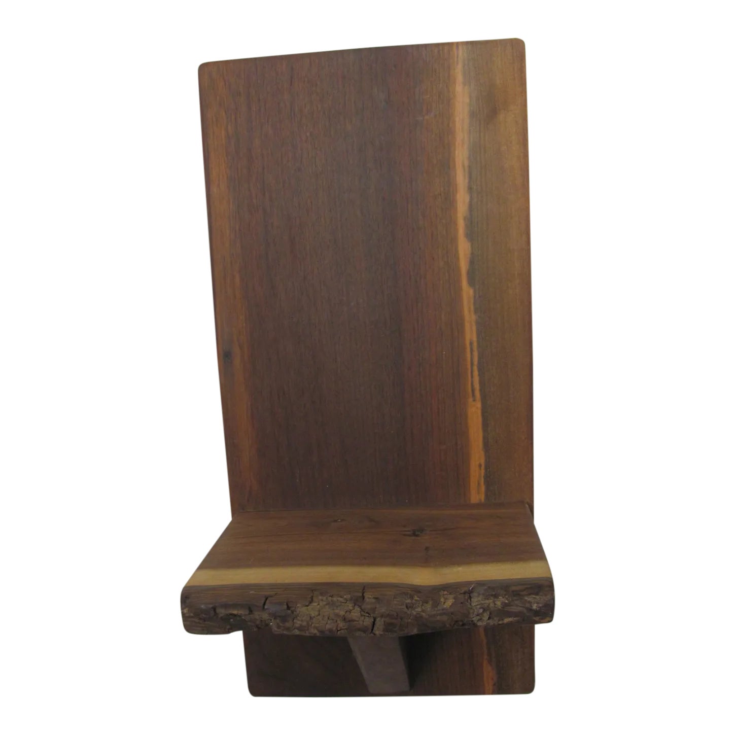 Late 20th Century Walnut Live Edge Nakashima / Adirondack Style Artisan ...