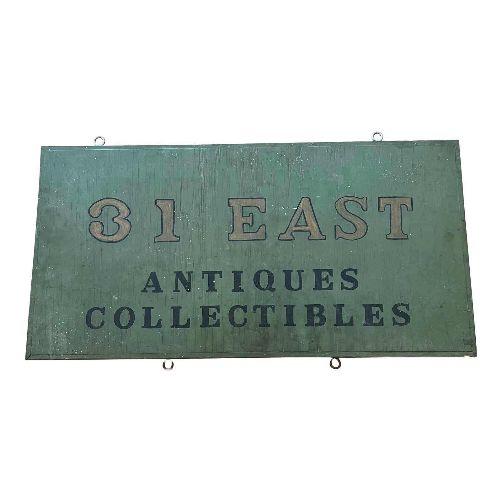 Large Antique Store Sign Wood Hand-Painted Vintage Original | Chairish