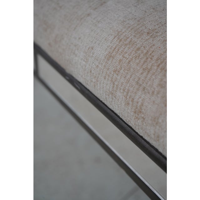 Hollywood Regency Mirrored Window Bench | Chairish