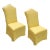 Vintage Set of 2 Yellow Custom Upholstered Parsons Chairs | Chairish