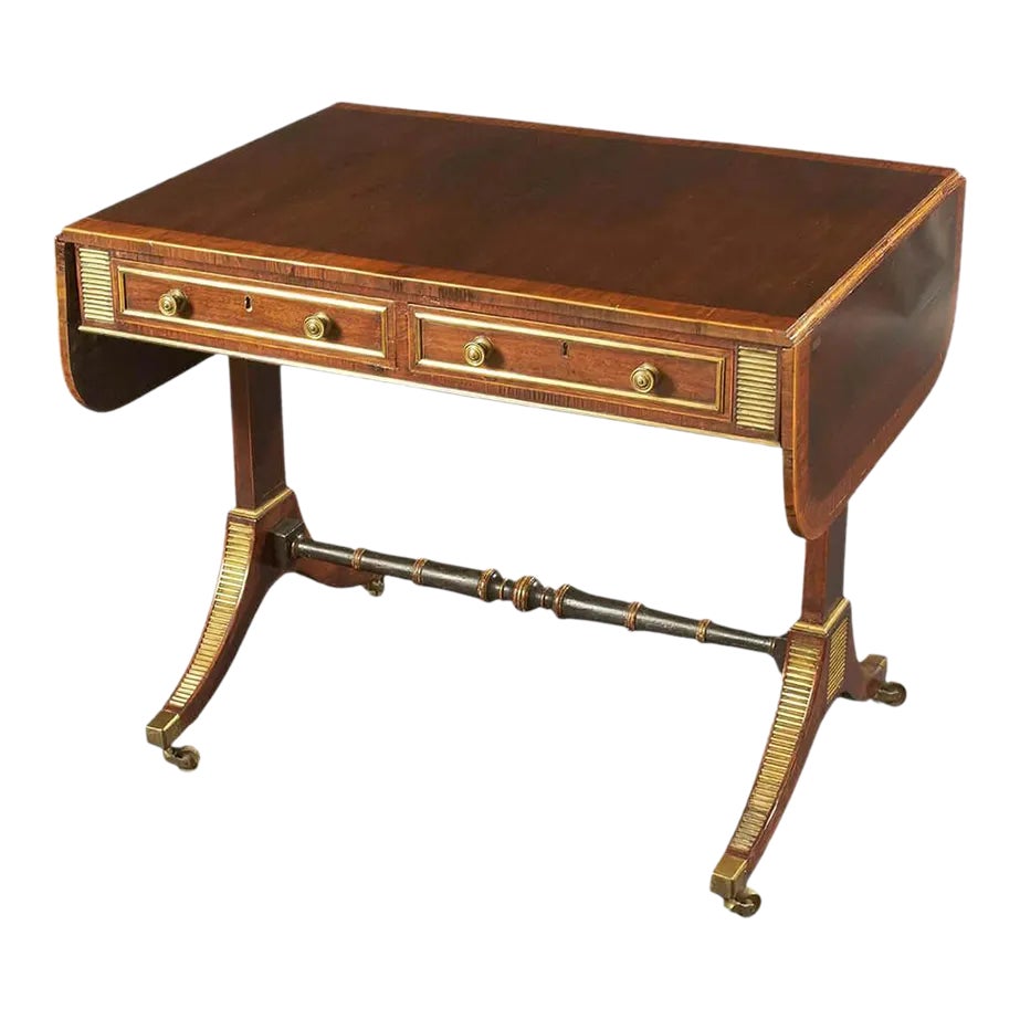 Regency Sofa Table by John McLean | Chairish