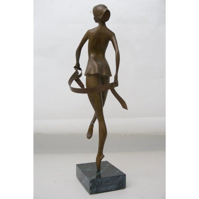 Vintage Bunny Adelman Sculpture "Poised", Bronze Ballet Dancer | Chairish