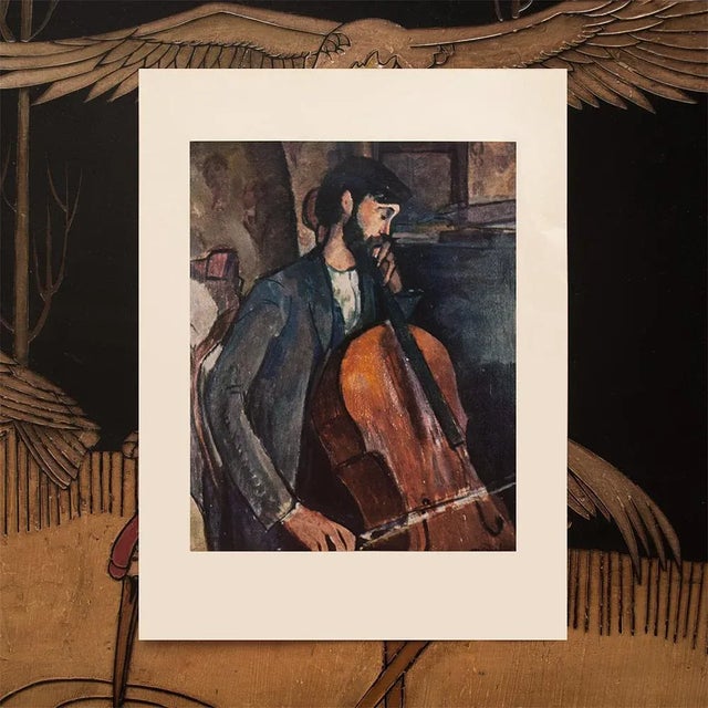 1958 After Amedeo Modigliani "The Cellist", First English Edition ...