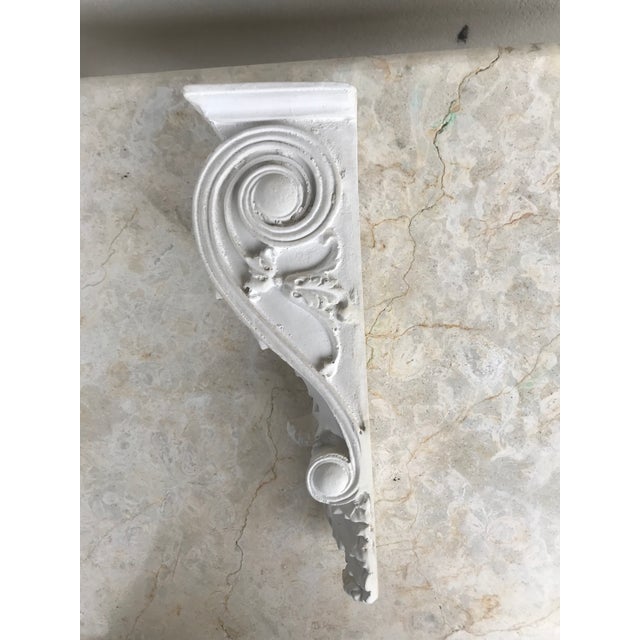 1930s Empire Style Scrolling Plaster Wall Shelf/Bracket | Chairish