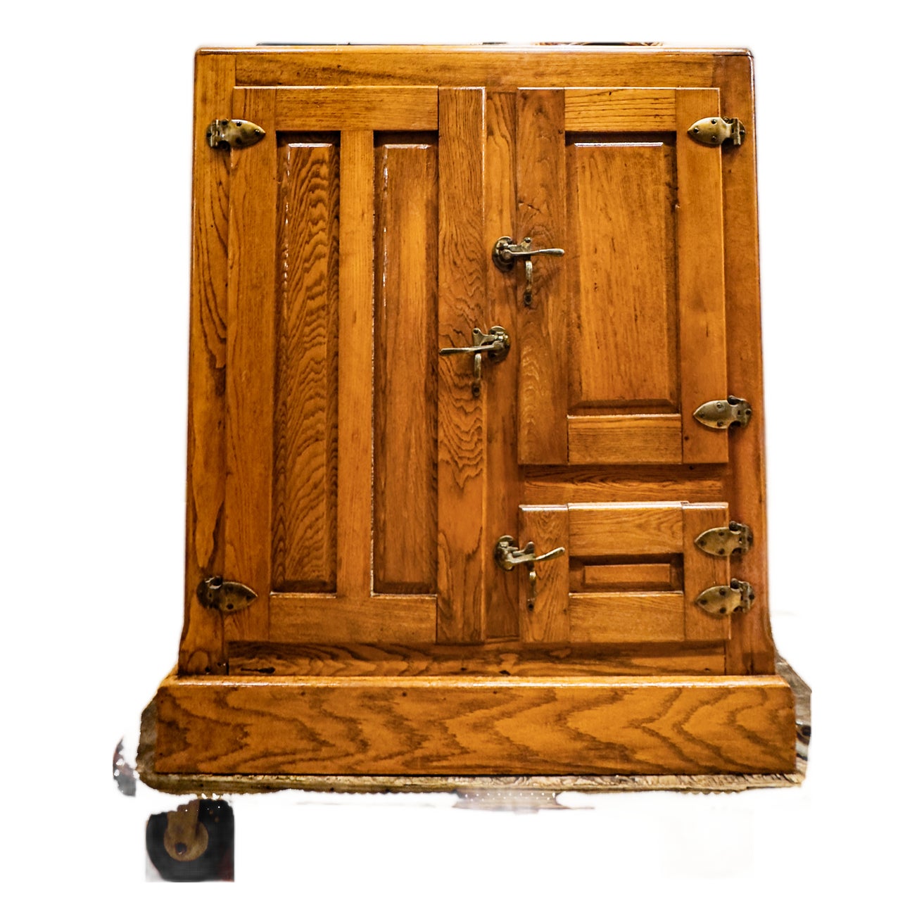 Antique Oak Ice Box | Chairish