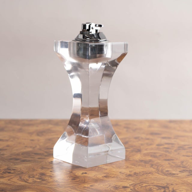 Vintage Lucite Table Lighter | Chairish