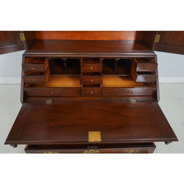 Kittinger Cw-1 Colonial Williamsburg Mahogany Slant Front Desk | Chairish