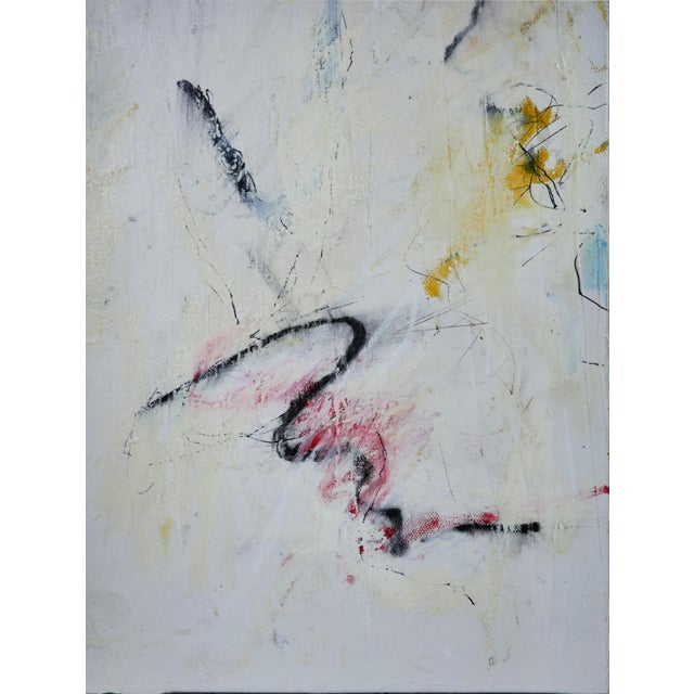 2022 "Shoreline" Contemporary Red, Yellow, and Blue Abstract ...