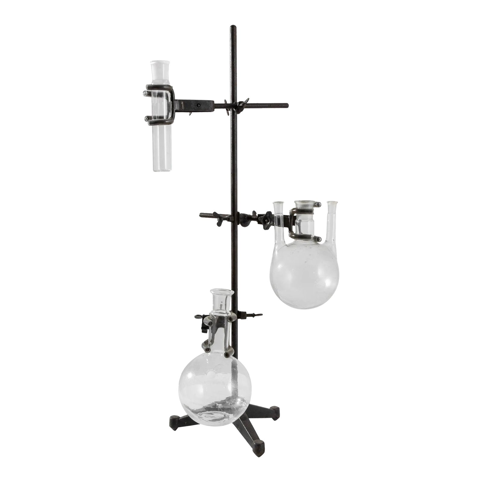 Vintage Steel Laboratory Beaker Stand | Chairish