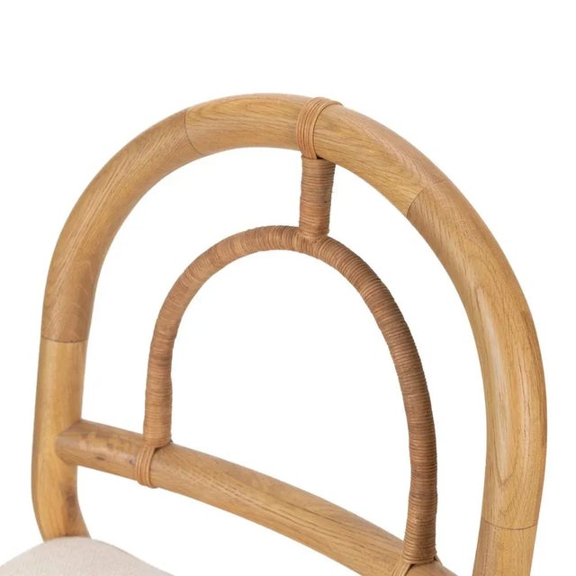 Pace Dining Chair, Burnished Oak | Chairish