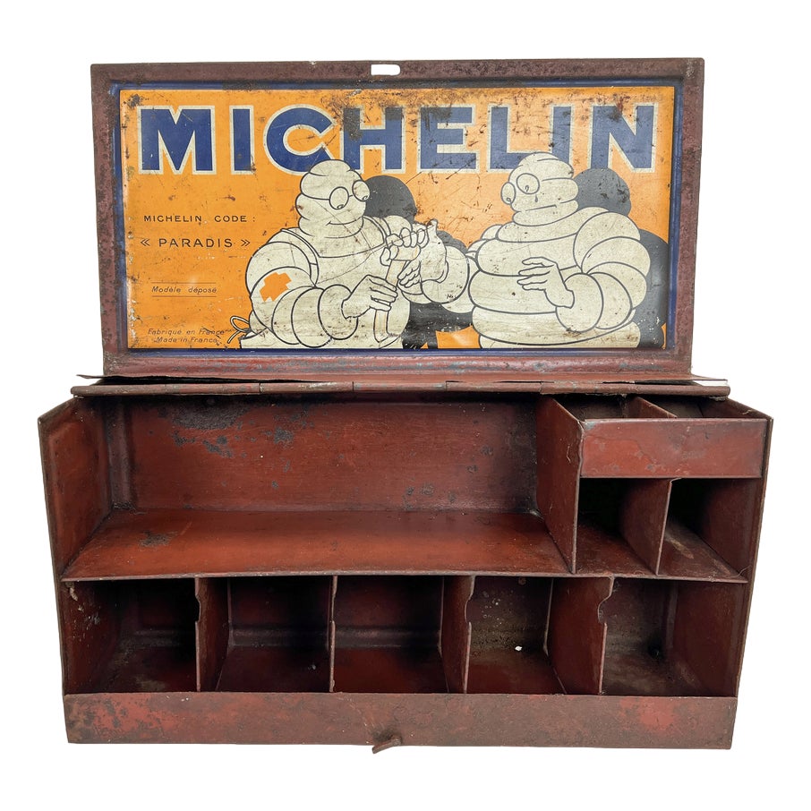 French First Aid Tool Box from Michelin, 1940s | Chairish