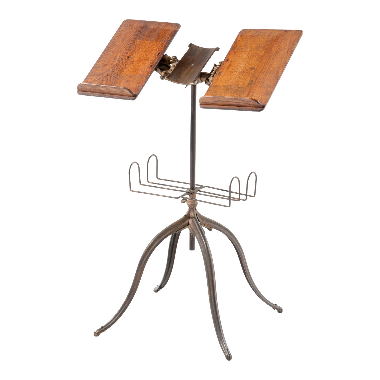 19th Century Industrial Dictionary Stand | Chairish