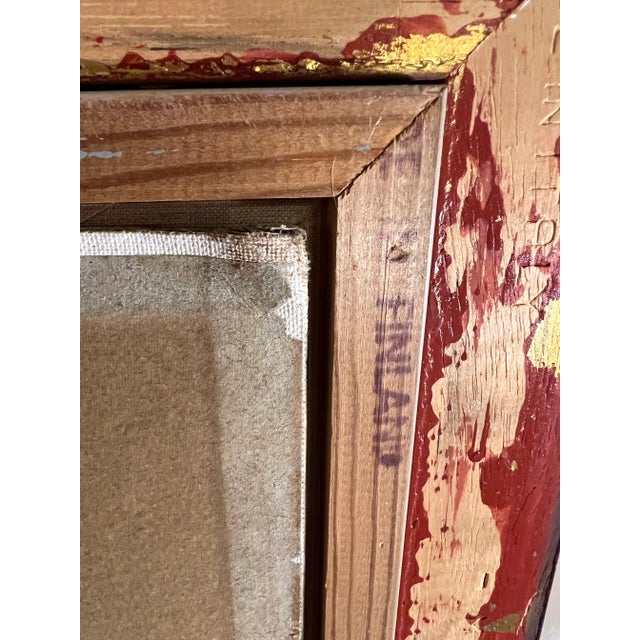 1951 Original Still Life Impressionist Oil Painting Signed Hariette ...