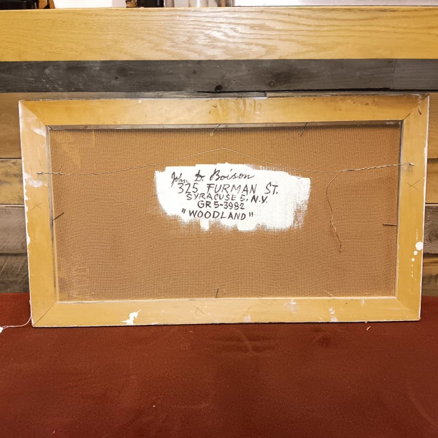 1950s Vintage Oil Painting by Syracuse Ny Artist John Boyson ...