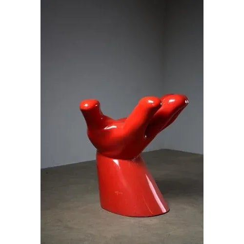 Sculptural Hand Chair, 1980s | Chairish