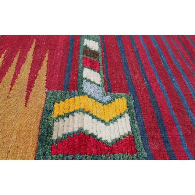 1990s Kilim Area Rug - 2′1"×5'10″ | Chairish