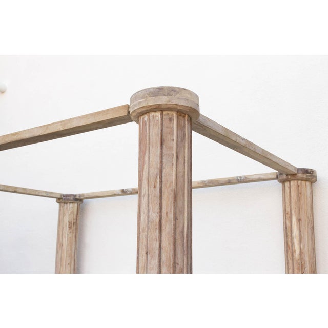 Indian Palace Antique Column Poster Bed | Chairish