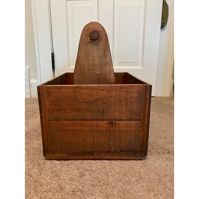 1930s Vintage Wood Box/Caddy | Chairish