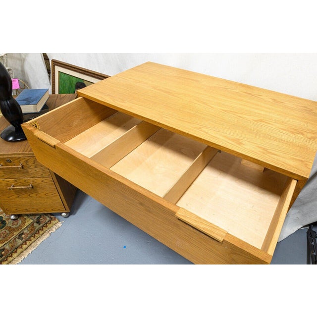 Charles Webb Traditional Mid Century Modern Oak Rectangular 4 Drawer ...