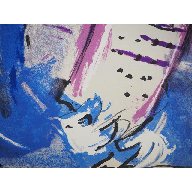 Marc Chagall, The Bible, Moses and the Ten Commandments, Original ...