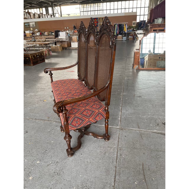 Jacobean Style Bench Circa 1920 Wicker | Chairish