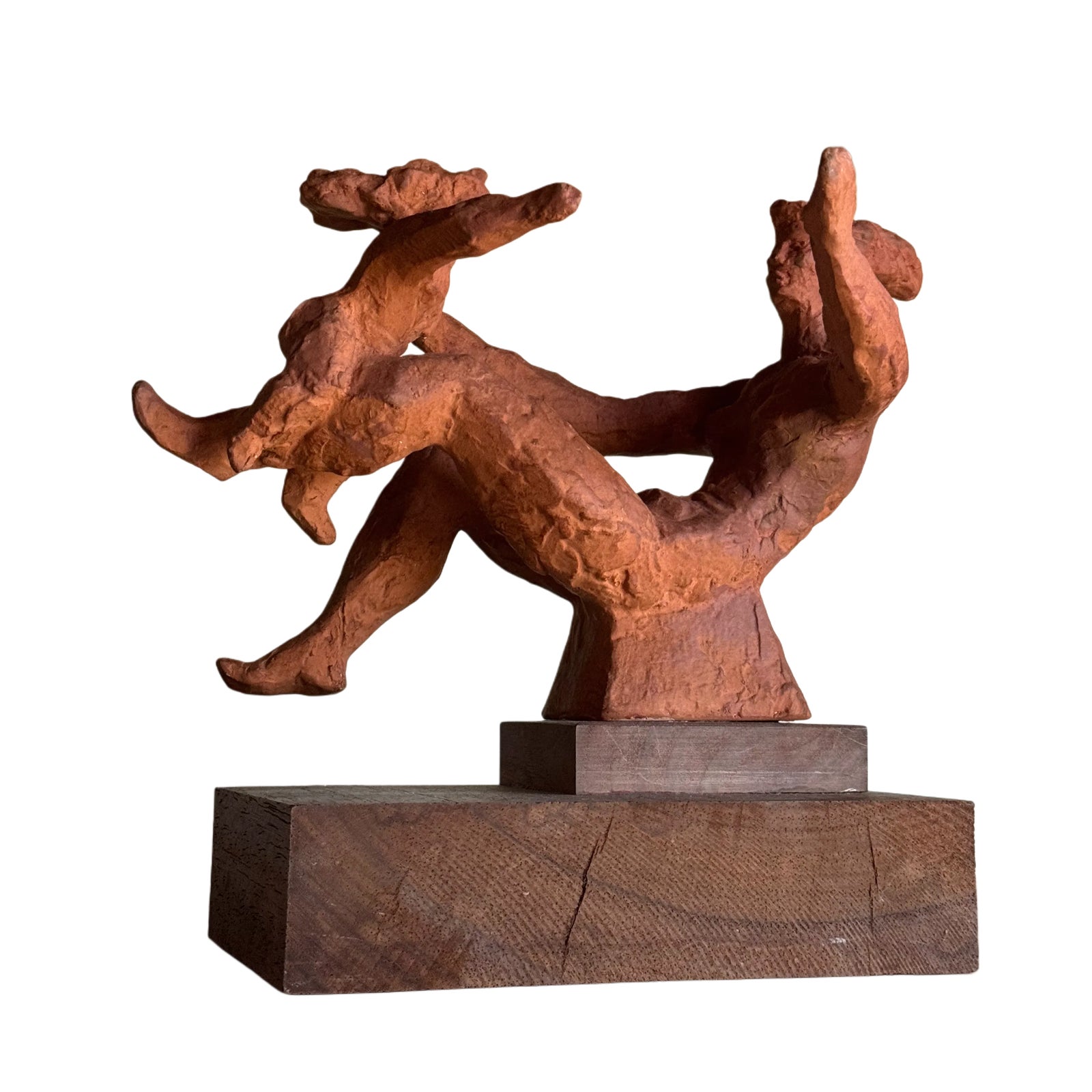Chaim Gross, Terracotta Figural Group | Chairish