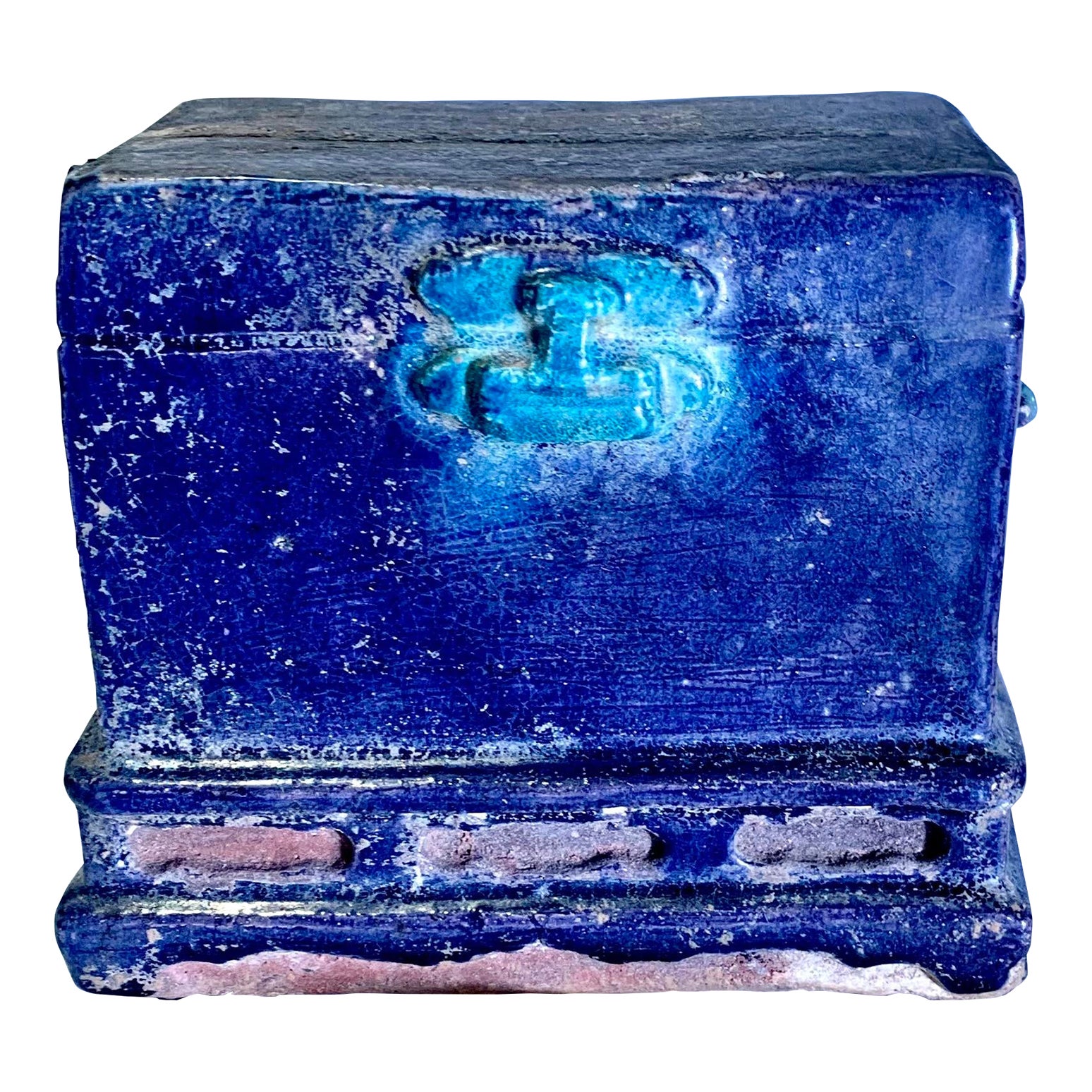 17th Century Chinese Ceramic Treasure Chest | Chairish