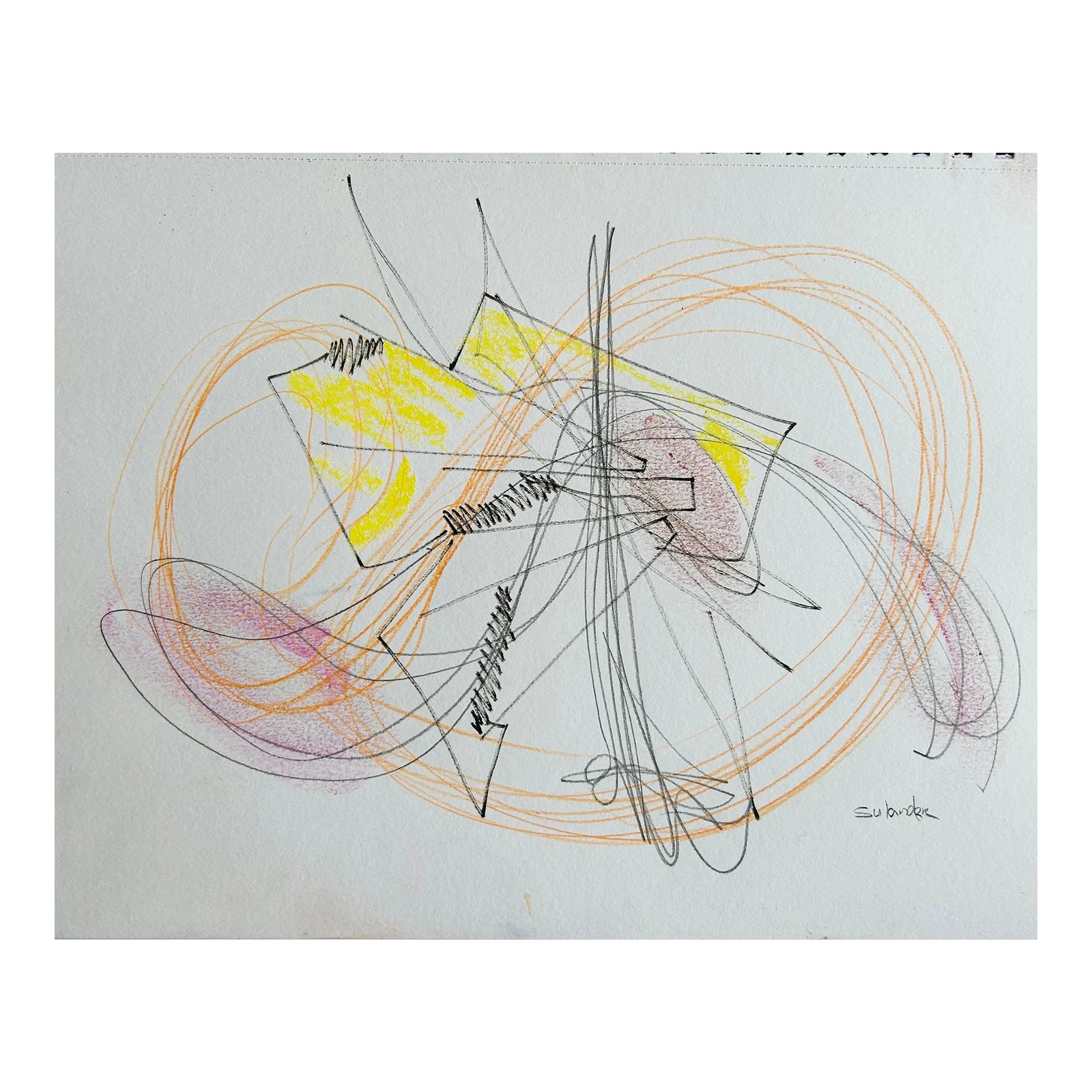 Light in Construct, a Fantastic Abstract Drawing of Merging Planes and ...