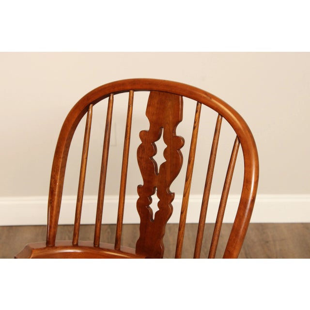Vintage Leopold Stickley Cherry Windsor Armchairs - A Pair | Chairish