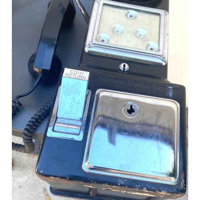 Vintage Early 20th Century Automatic Electric Company Black Rotary Wall ...