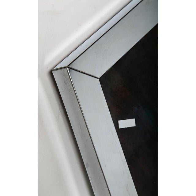 1970s Mid-Century Modern Curtis Jere Clock Mirror Wall Art Chrome ...