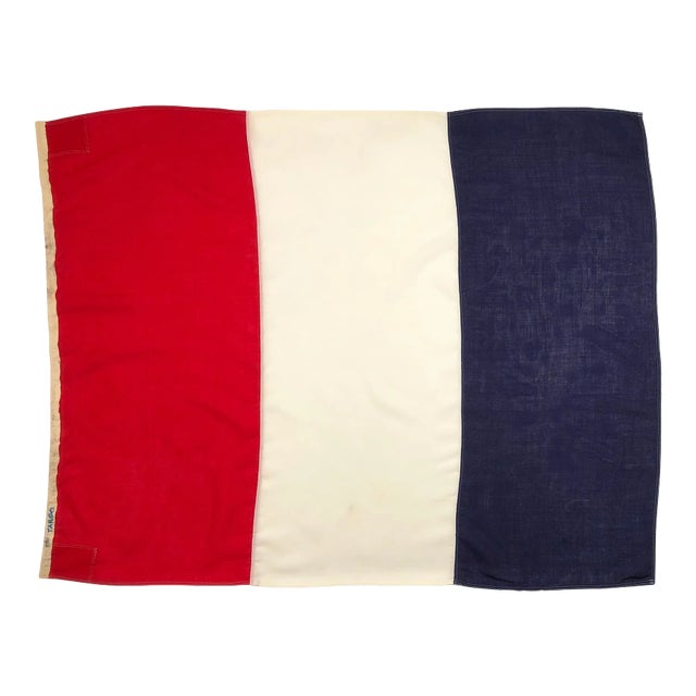 Large Vintage Nautical Signal Flag | Chairish
