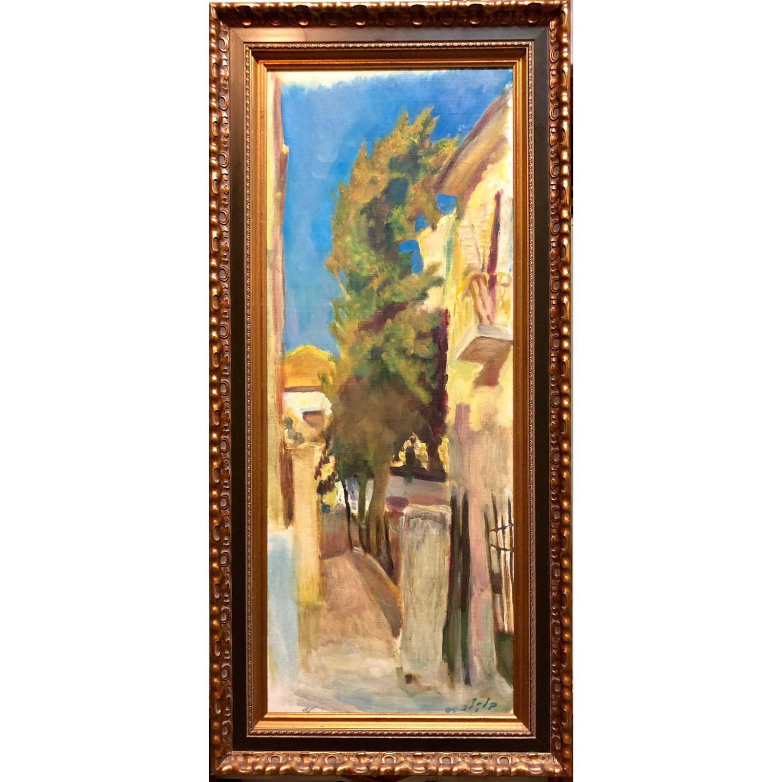Leonid Balaklav, Large Jerusalem Landscape Judaica Oil on Canvas ...