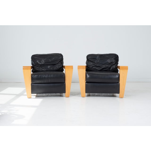 Pair of Lounge Chair and Ottomans Designed for Thayer Coggin | Chairish