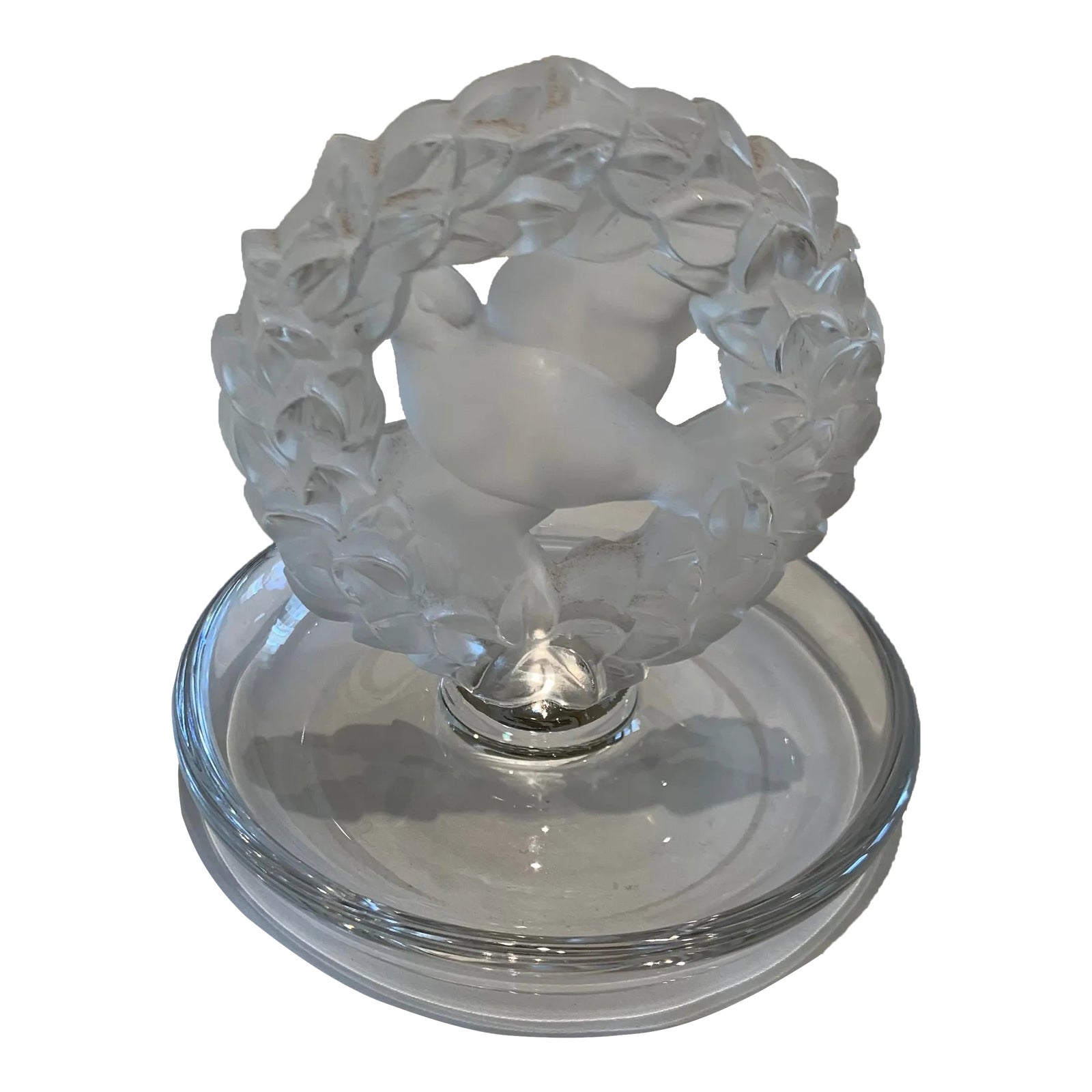 Mid 20th Century Crystal Catch All | Chairish