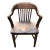 Heavy Solid Oak Desk Bank Chair | Chairish
