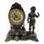 19th Century Waterbury “Vale” Cast Metal Figural Statue Mantel Clock ...
