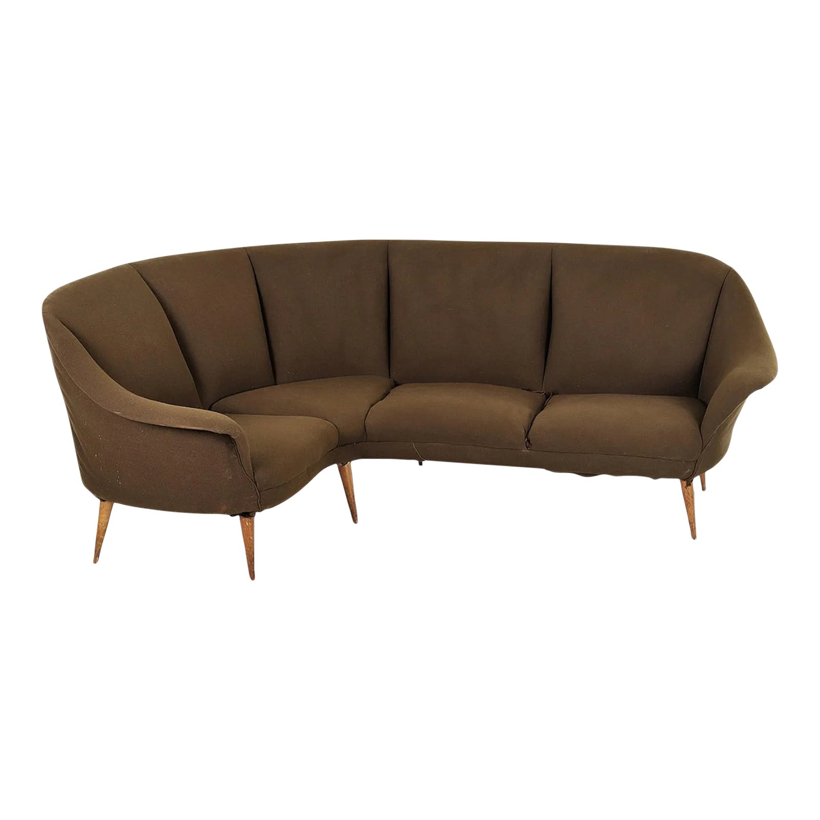 mid century corner sofa