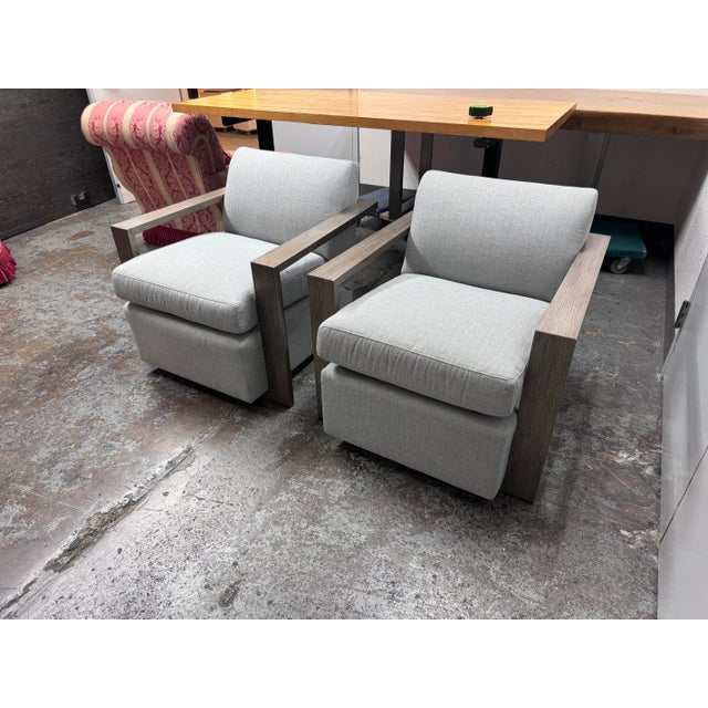 Vanguard Troy Club Chairs by Thom Filicia, a Pair | Chairish