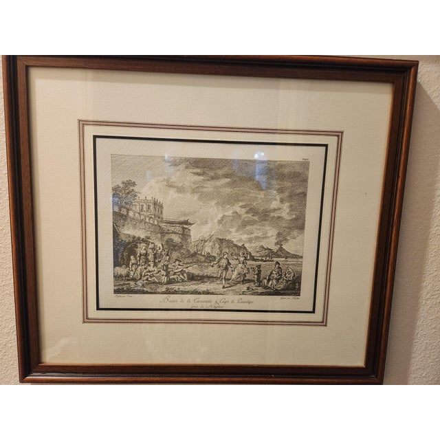 Vintage Set of 2 Italian Prints on Handmade Paper | Chairish