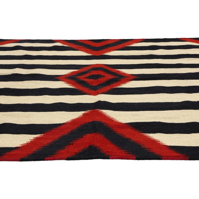 Southwest Modern Chief Blanket Navajo-Style Rug - 06'03 X 05'11 | Chairish