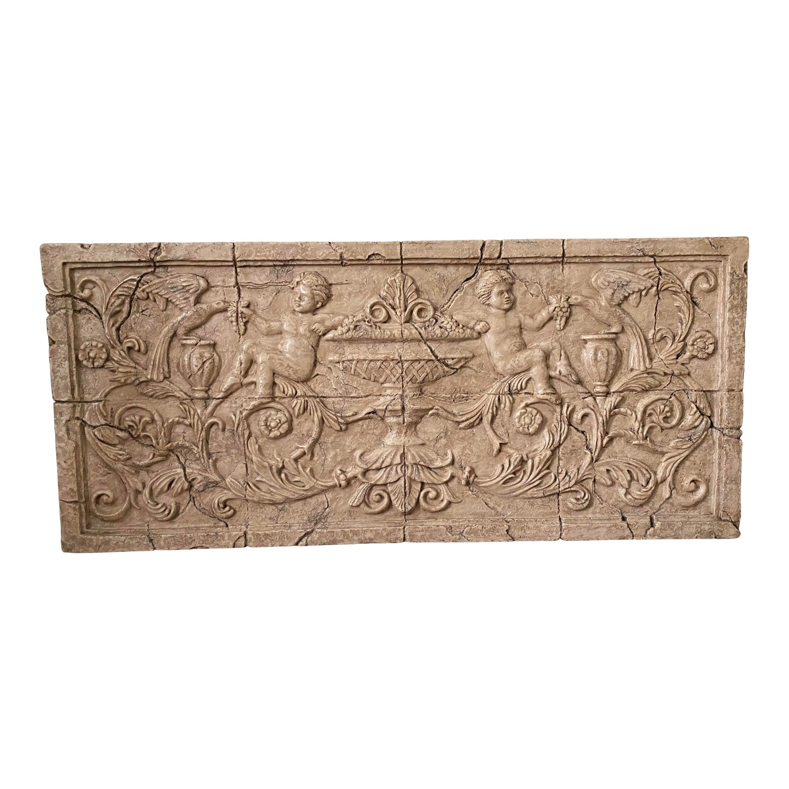 Neoclassical Wall Hanging Panel | Chairish