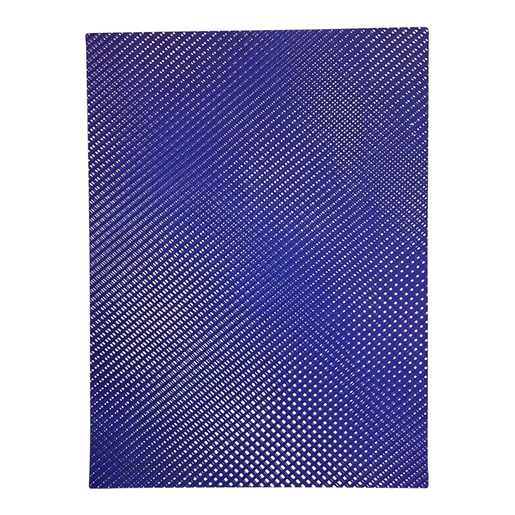 "Untitled (Purple)" Minimalist Op Art Print on Heavy Paper by Brice ...