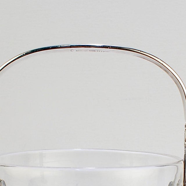 Georg Jensen Acorn Pattern Sterling Silver & Crystal Ice Bucket by ...