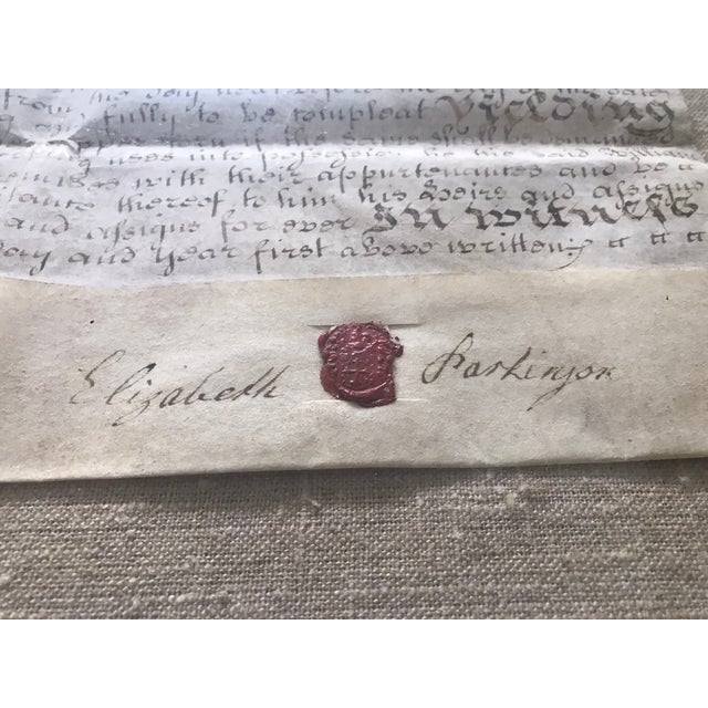 18th Century Handwritten English Land Deed in Salop County (Shropshire ...