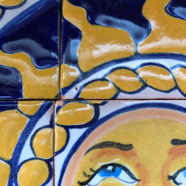 1990s Vintage Mexican Tiles - Set of 9 | Chairish