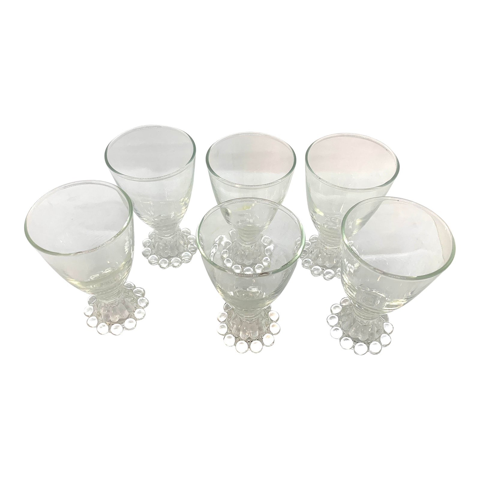 1960s Anchor Berwick-Boopie Wine Glasses- Set of 6 | Chairish