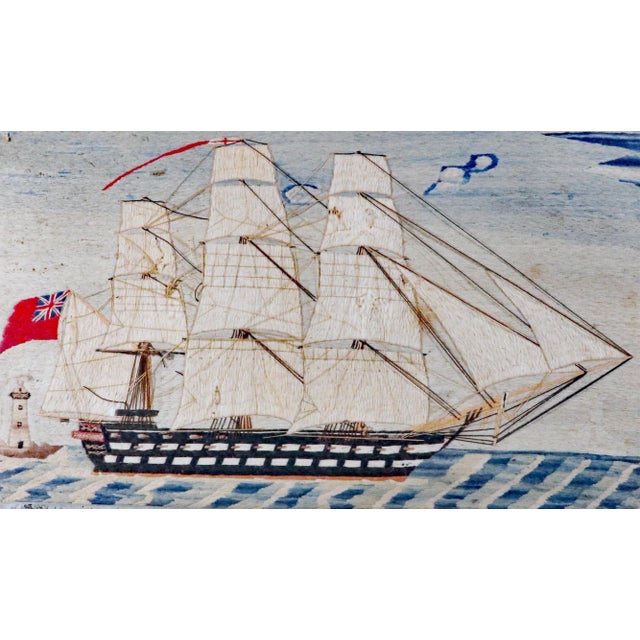 Sailor's Woolwork of Hms Meeanee Outward Bound, Year 1862 | Chairish